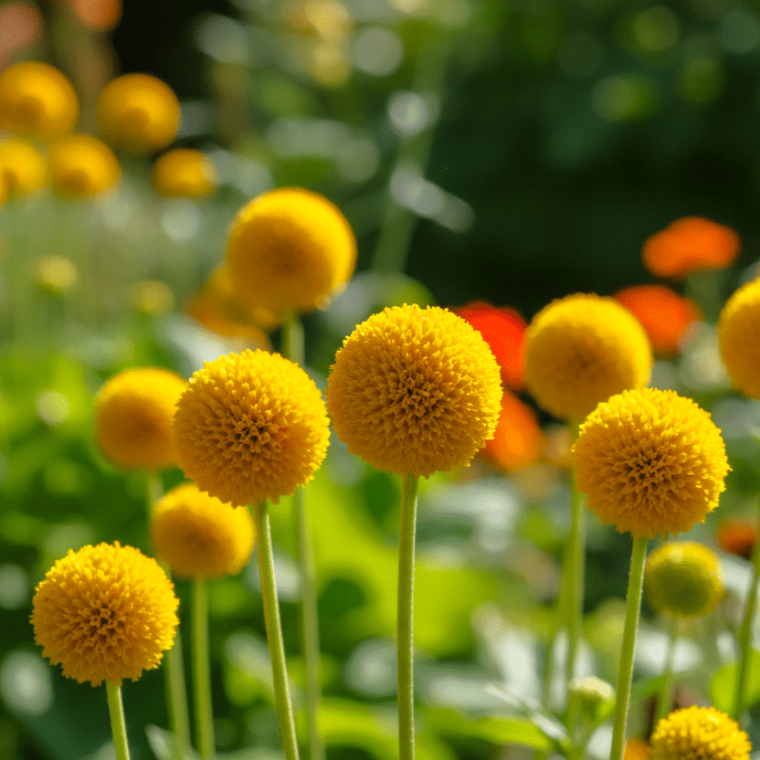 TomorrowSeeds - Yellow Billy Button (Craspedia) Seeds - 6000+ Count ...