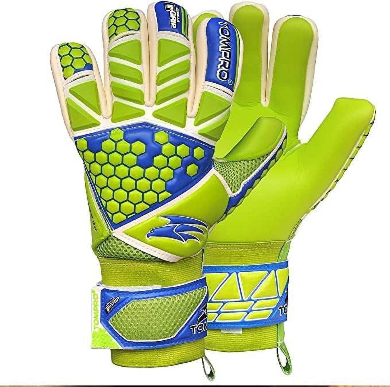 Tompro GorillaGrip Contact Plus Negative Cut Goalkeeper Goalie Gloves ...