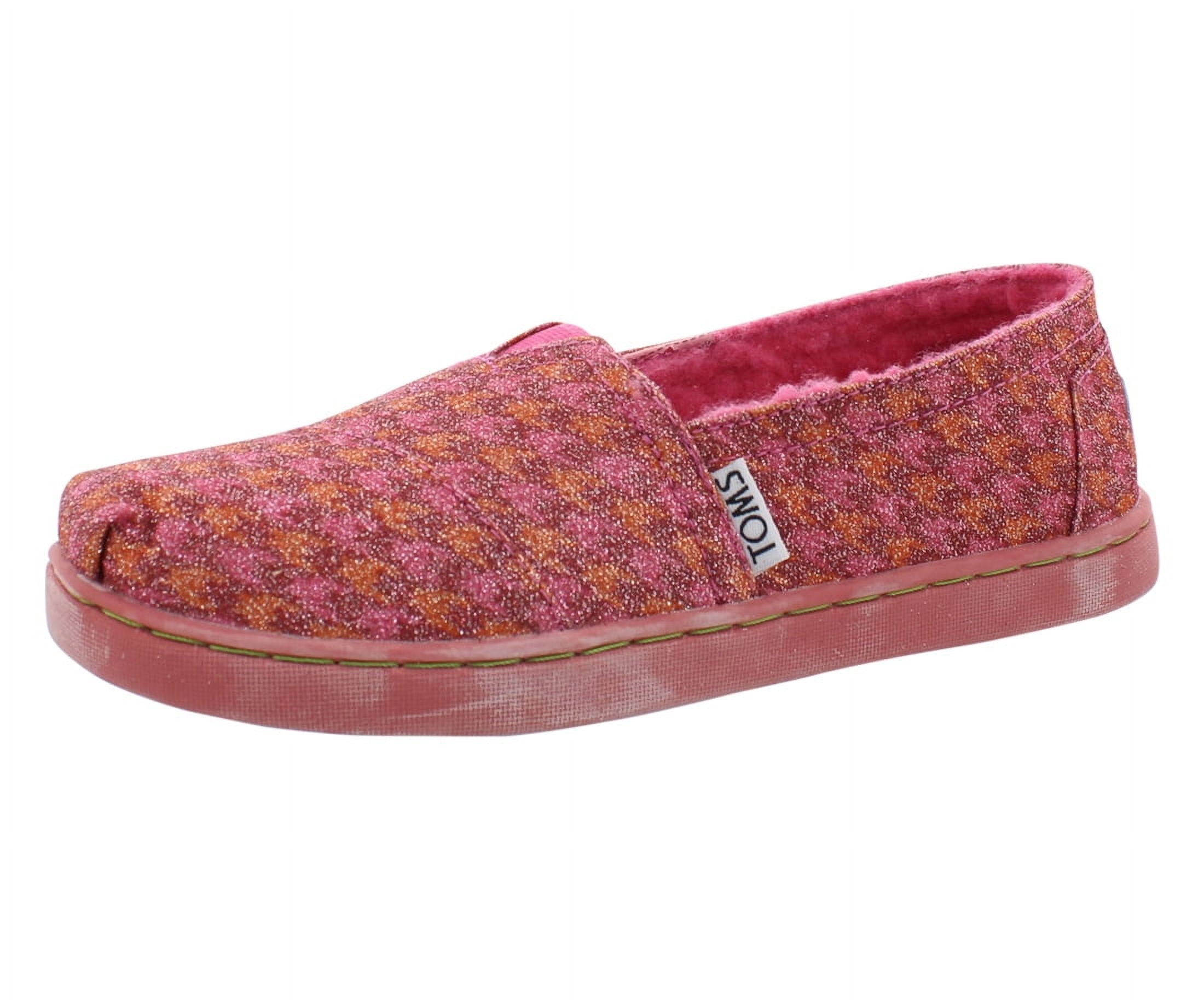 Toms Classic Houndstooth Girl's Shoes Size 13, Color: Red - Walmart.com