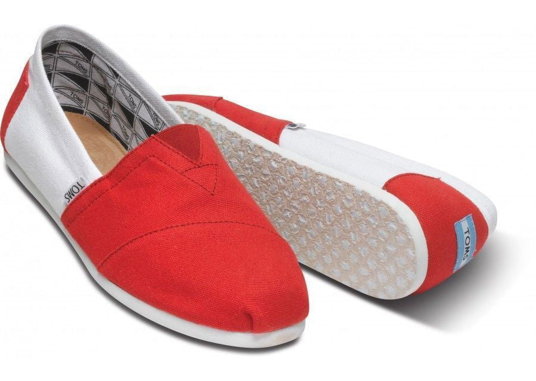 Toms Men's Campus Classics - University of Wisconsin Slip-On Red/White ...