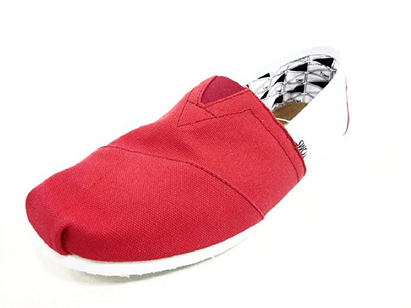 Toms Men's Campus Classics - University of Wisconsin Slip-On Red/White ...