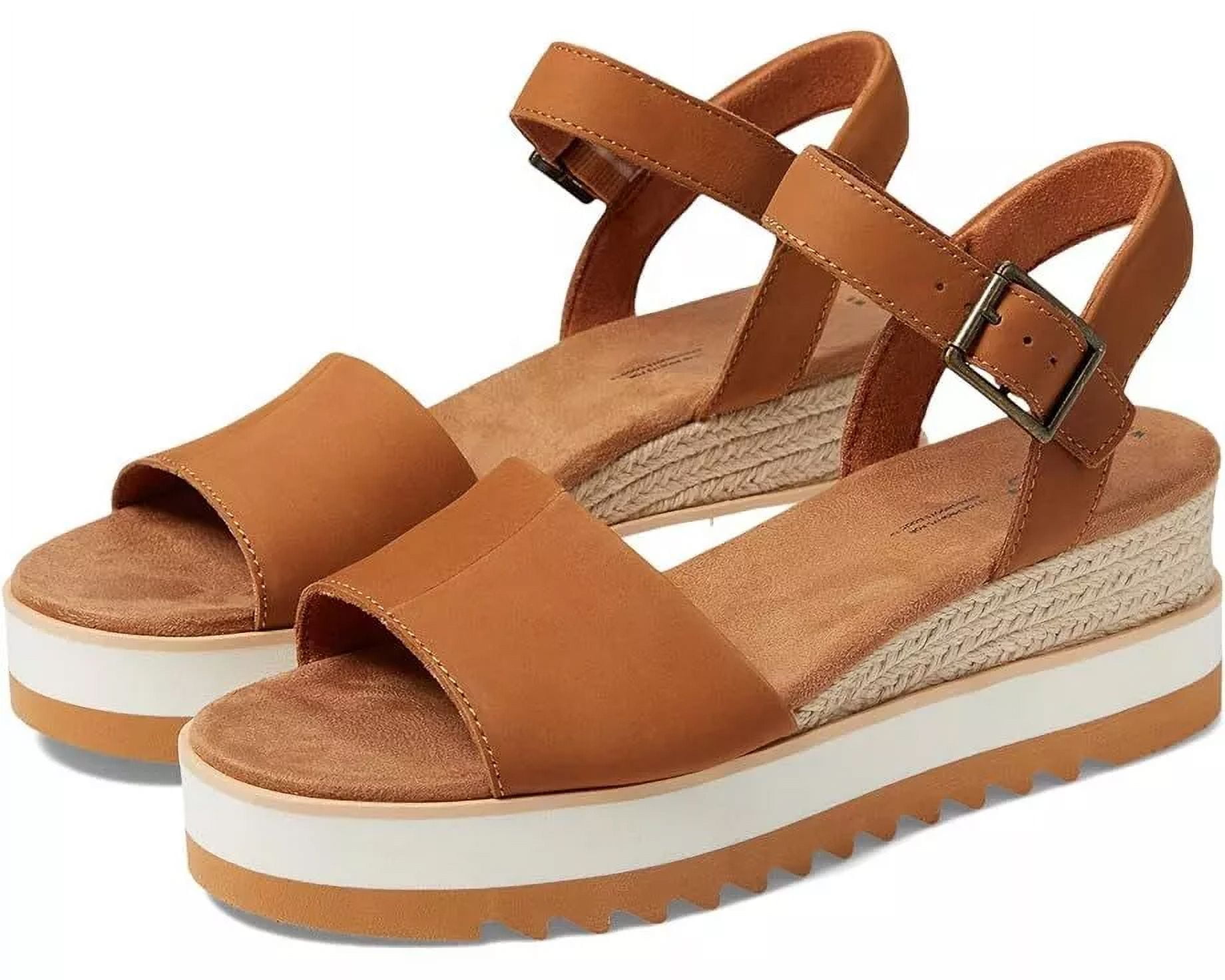 Toms Women's Shoes Diana Platform Wedge Sandals 10019757 - Walmart.com