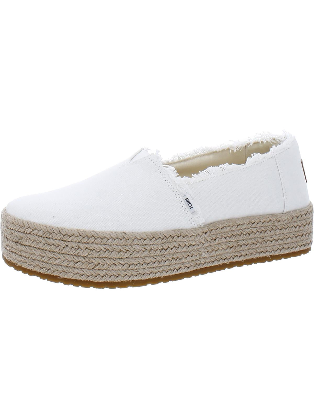 Toms Womens Valencia Lifestyle Canvas Slip-On Sneakers - Walmart.com