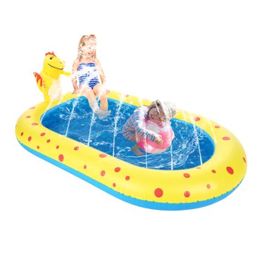 Inflatable Rainbow Ring Play Center Pool - Walmart.com