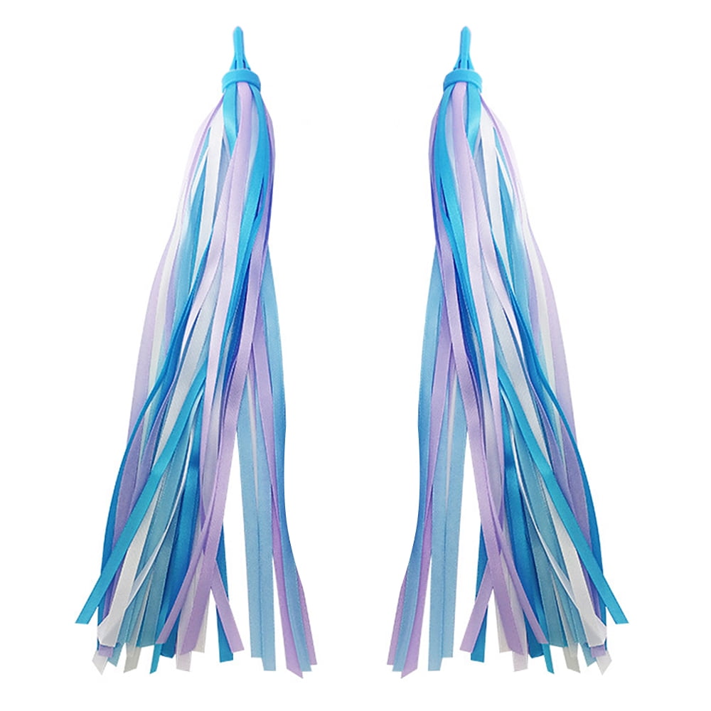 Tomshoo Colorful Polyester Bike Handlebar Streamers for Kids, Easy to ...