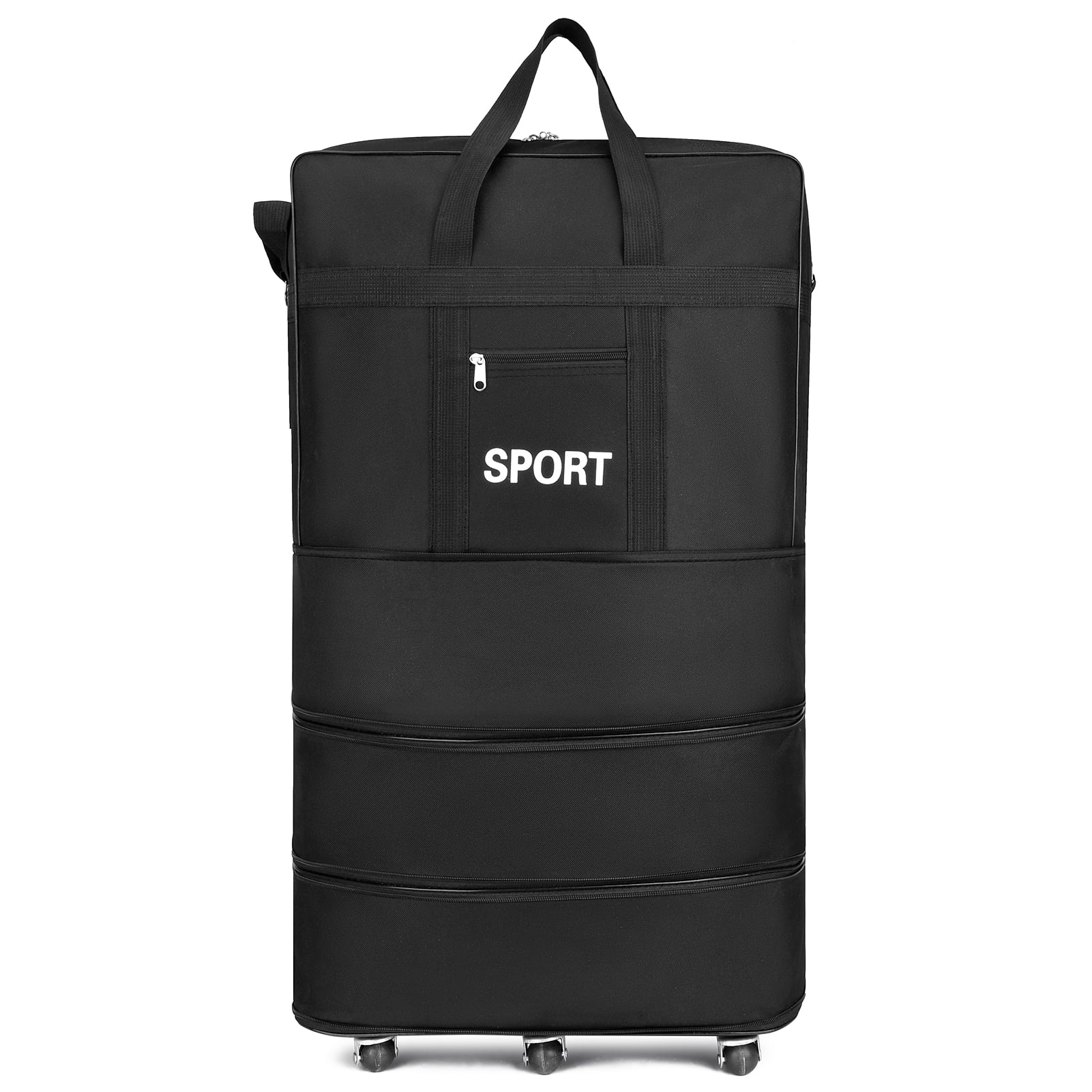 Tomshoo Convenient Expandable Suitcase Bag Foldable Rolling Luggage Bag ...