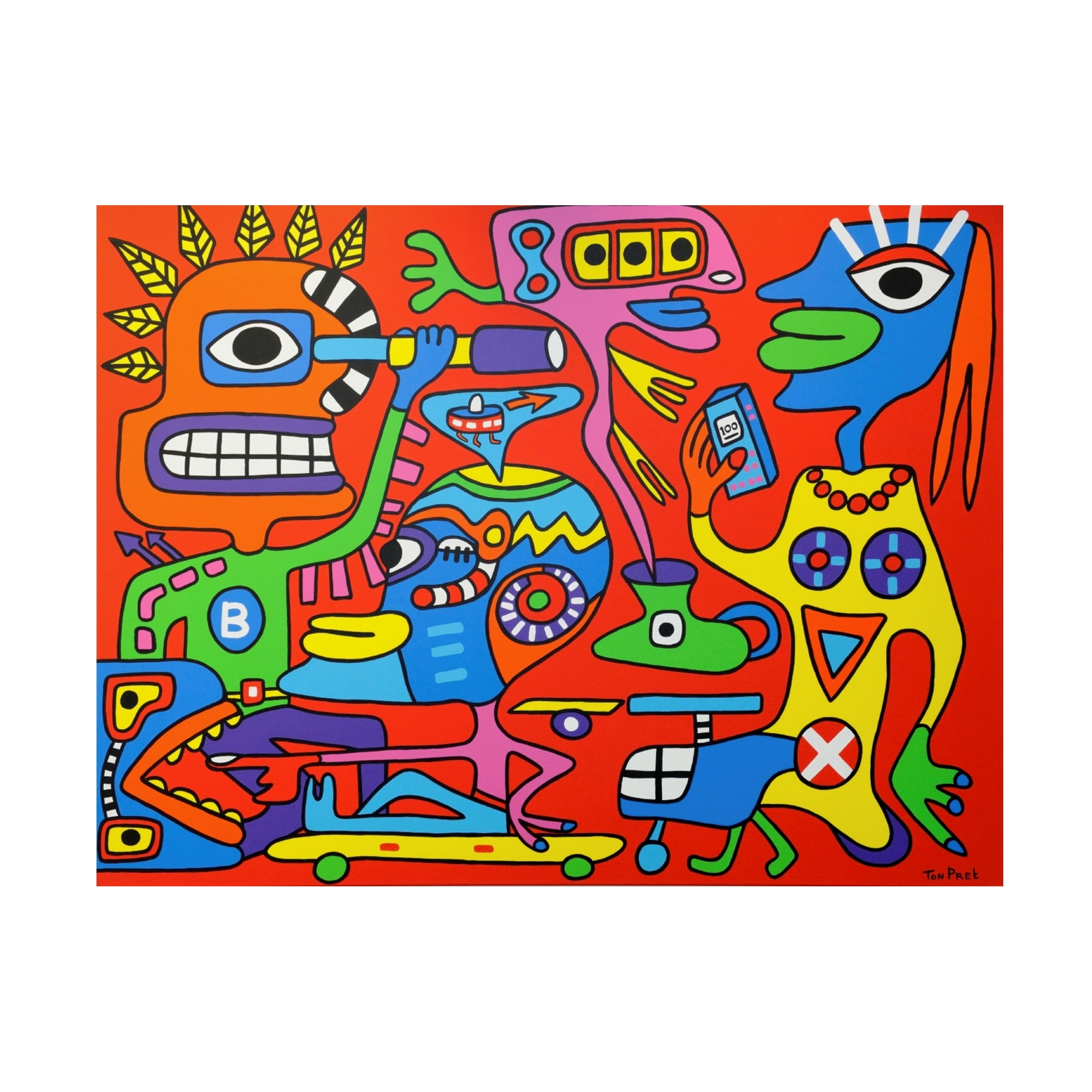 Ton Pret World In Balance Canvas Art - Fantasy Painting - Walmart.com