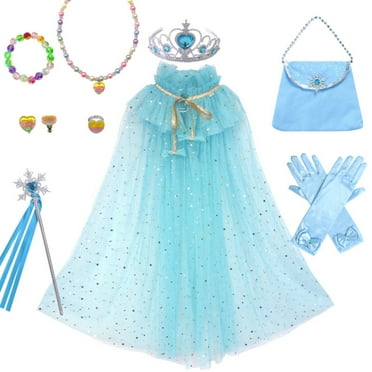 Princess Elsa Fancy Dress Elsa Costume Girls Cosplay Party Birthday ...