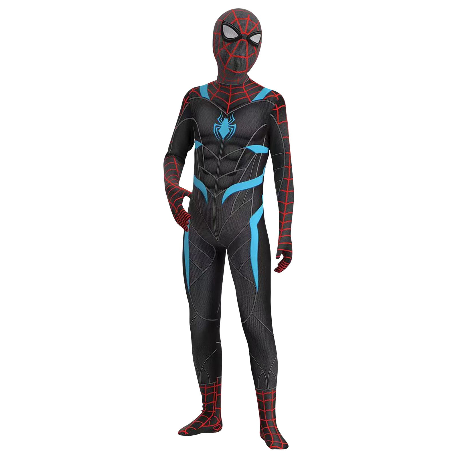 Tondswi Halloween Kids Adults Spider Costume - Spider Cosplay Superhero ...