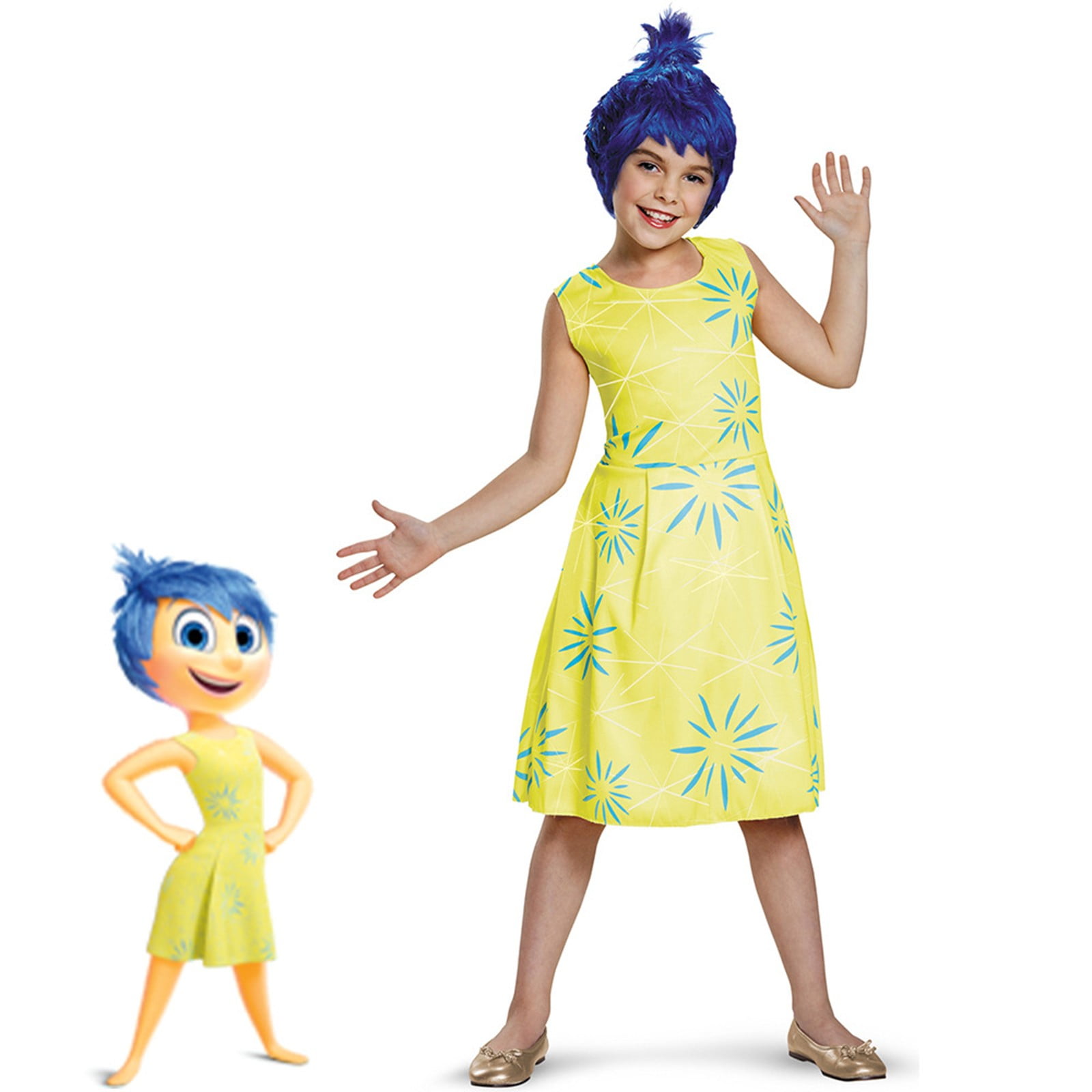 Tondswi Inside Out 2 Anime Cosplay Costume - Joy Costume, Inside Out ...