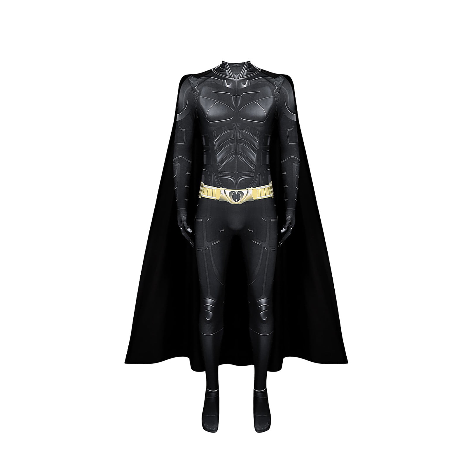 Tondswi Men's Superhero Bat Man Costume Cosplay Bodysuit Jumpsuit ...
