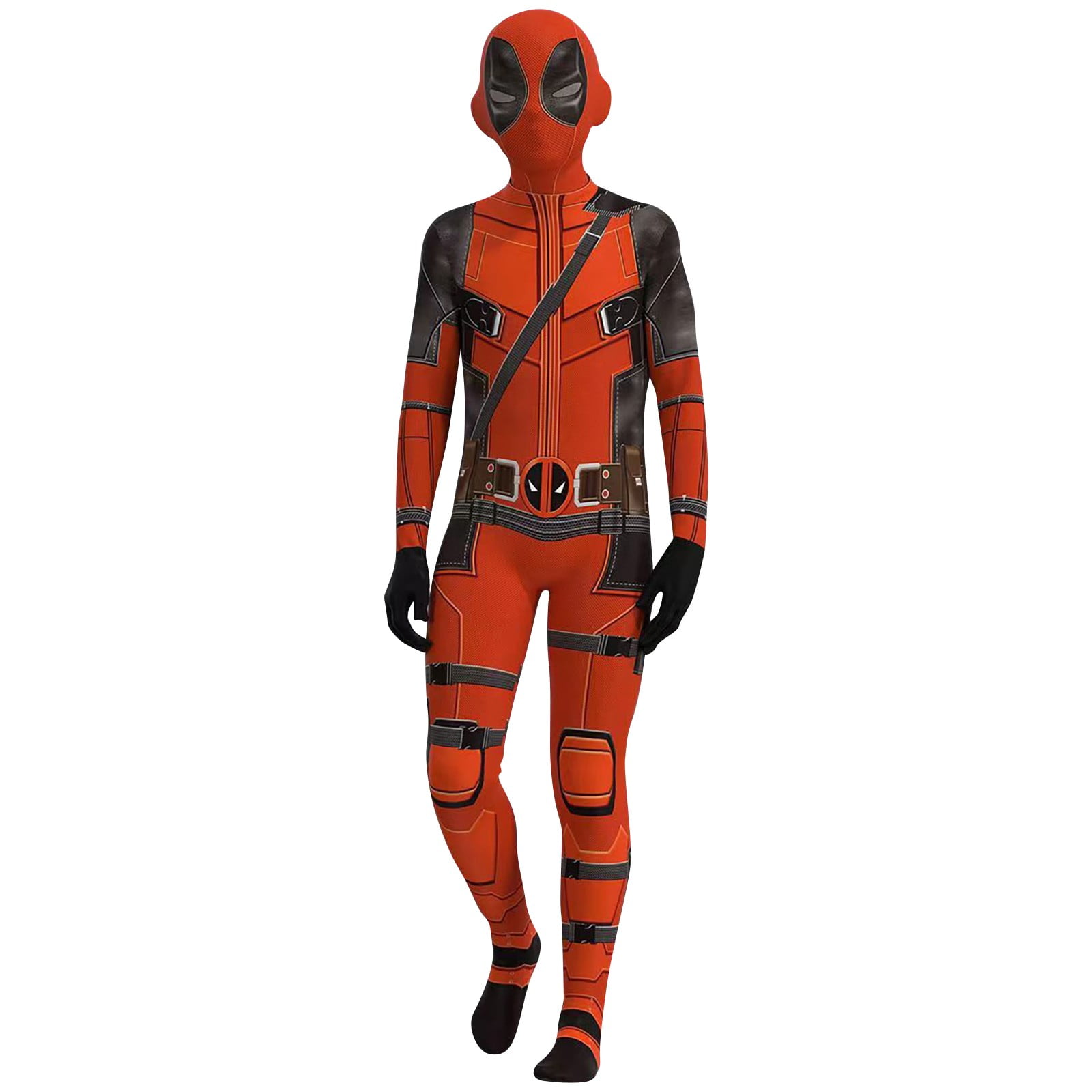 Tondswi Men's Superhero Spider Costume Cosplay Bodysuit Jumpsuit Onesie ...