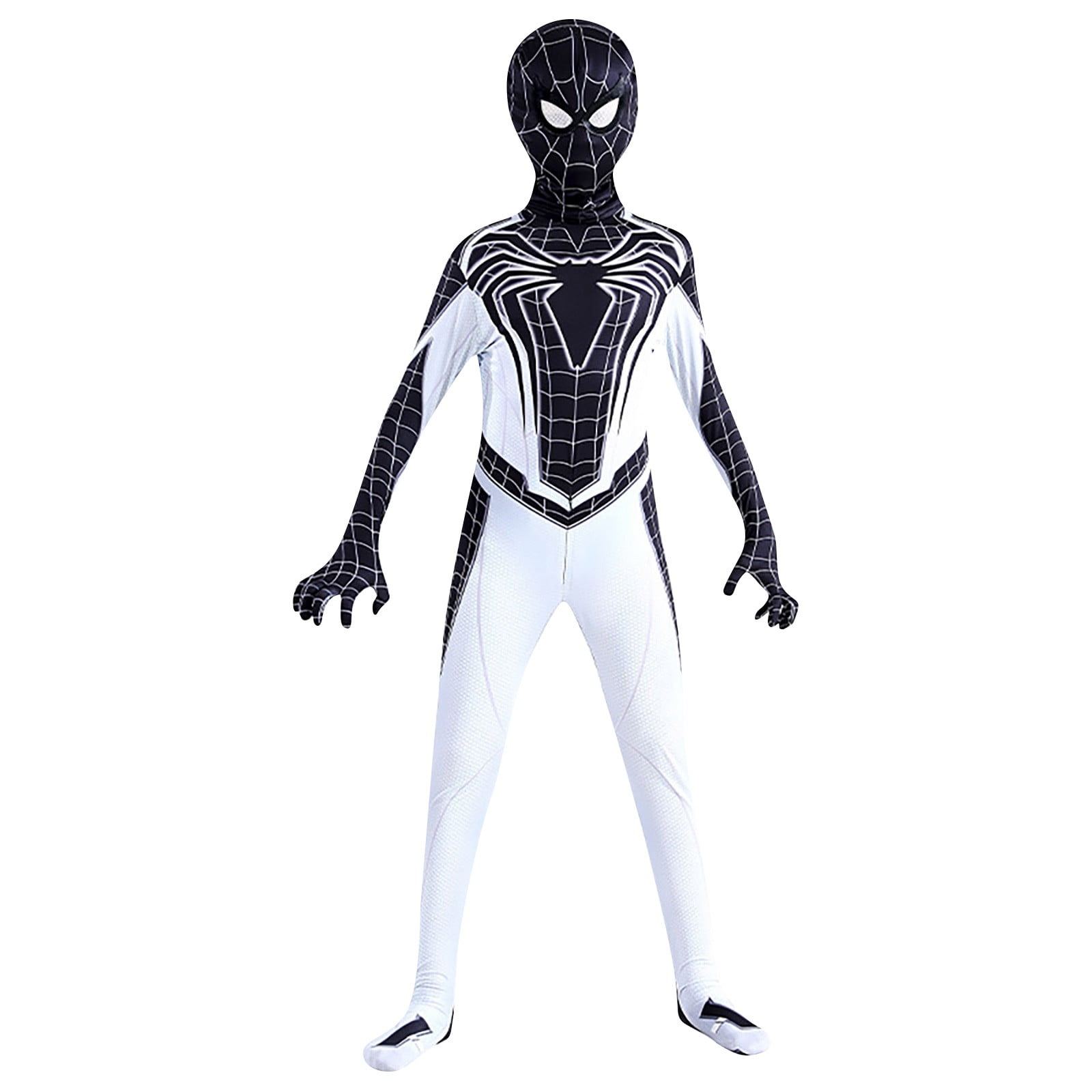 Tondswi Men's Superhero Spider Costume Cosplay Bodysuit Jumpsuit Onesie ...