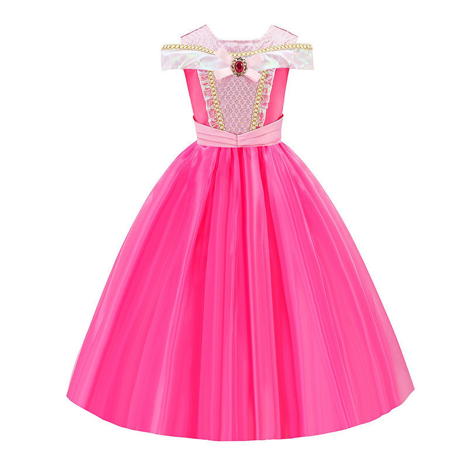 Tondswi Princess Aurora Dresses for Girls - Princess Dresses with ...