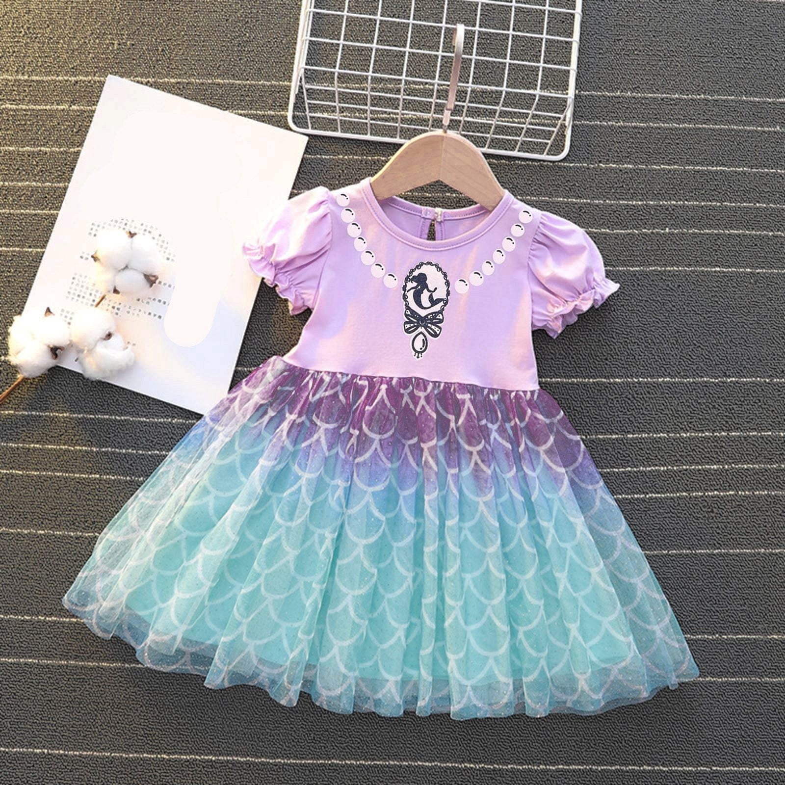 Tondswi Princess Elsa Cinderella Dresses for Girls - Princess Dresses ...