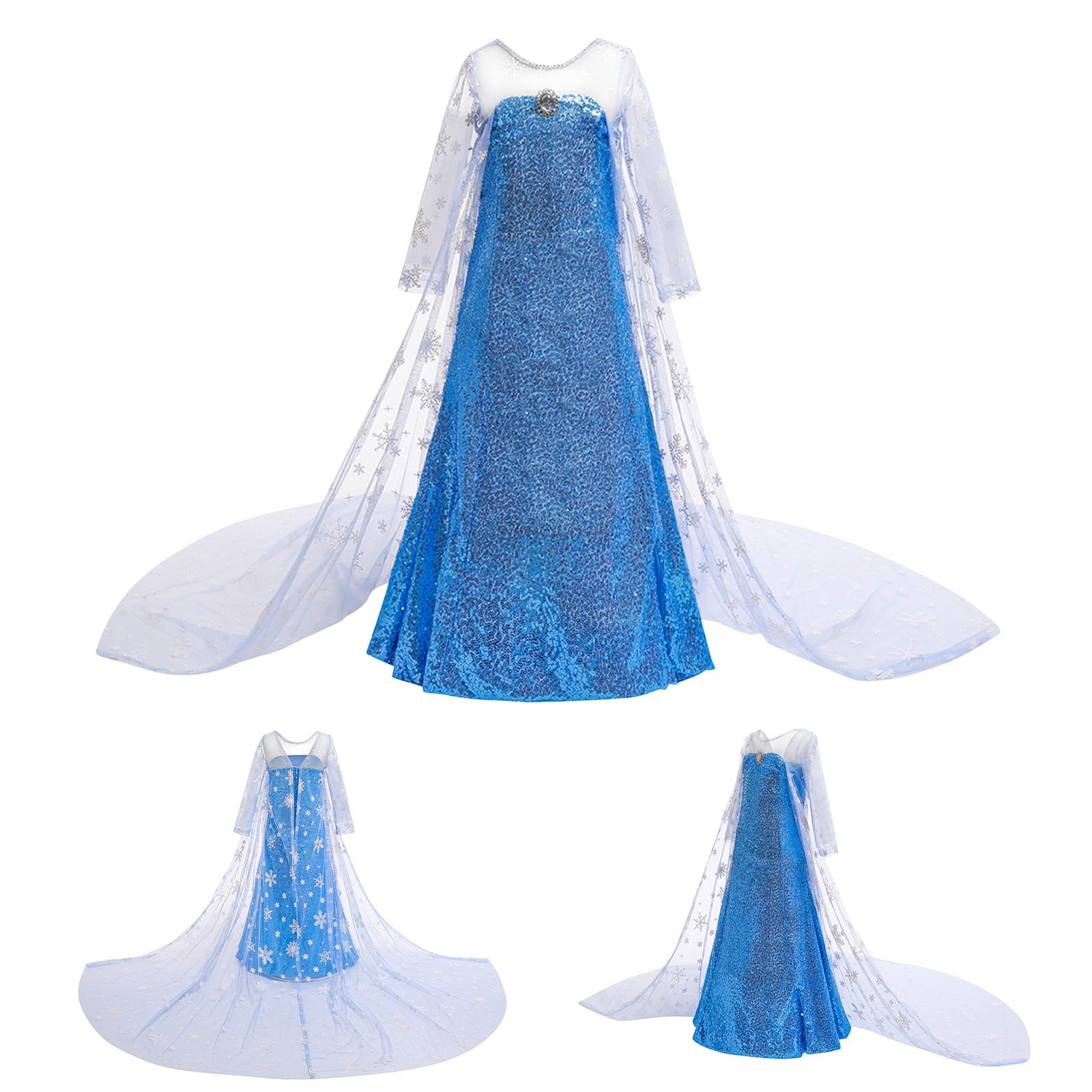 Tondswi Princess Frozen Elsa Dress - Kids Girls Princess Dresses ...