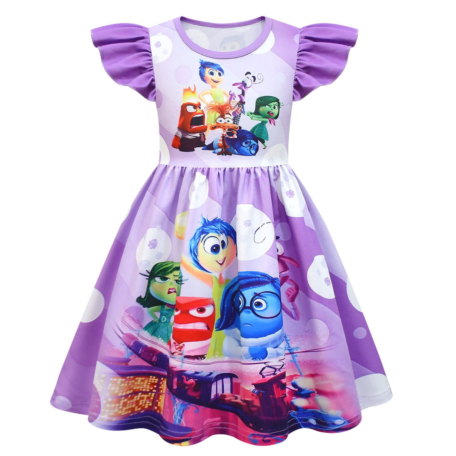 Tondswi Princess Inside Out Dress - Kids Girls Princess Dresses ...