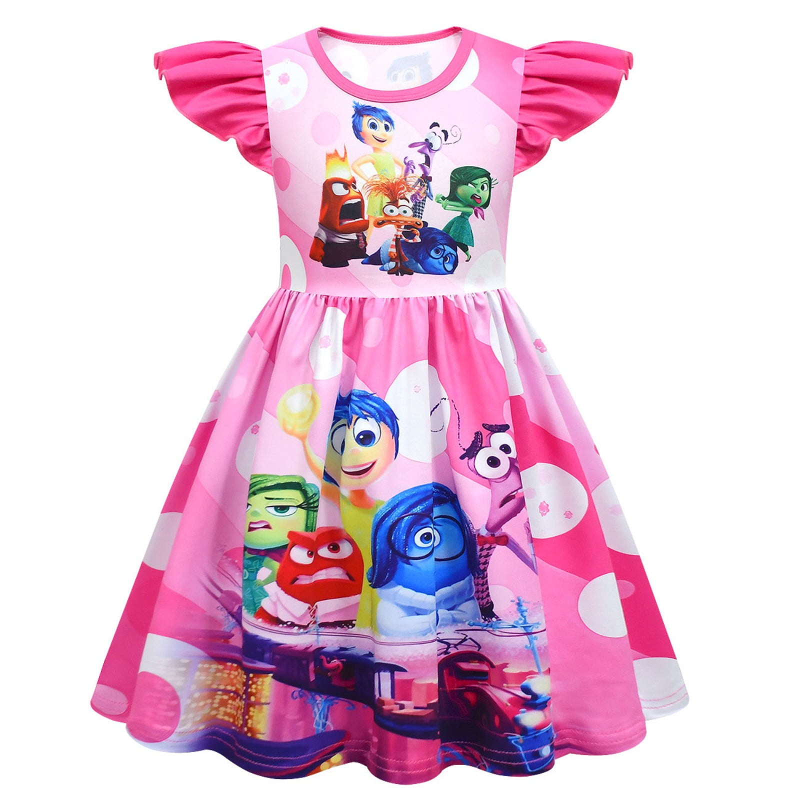 Tondswi Princess Inside Out Dress - Kids Girls Princess Dresses ...