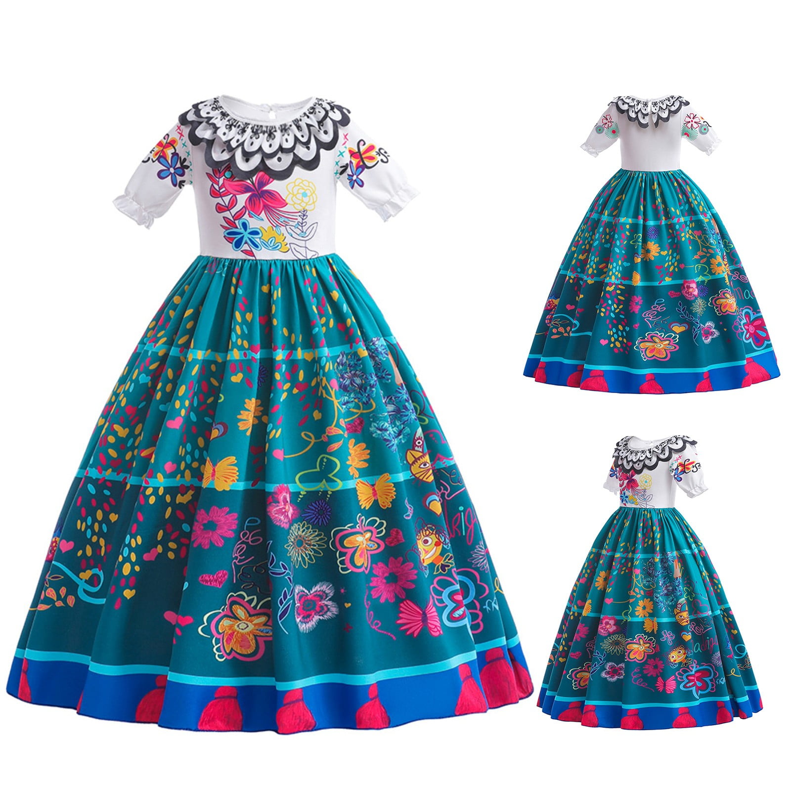 Tondswi Princess Mirabel Dress - Kids Girls Princess Dresses Halloween ...