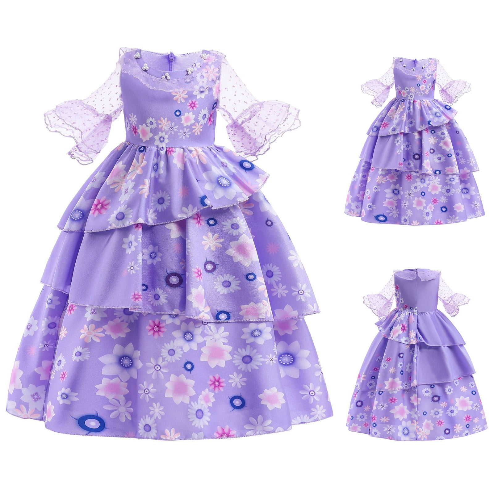 Tondswi Princess Wishes Asha Dresses for Girls - Princess Dresses with ...