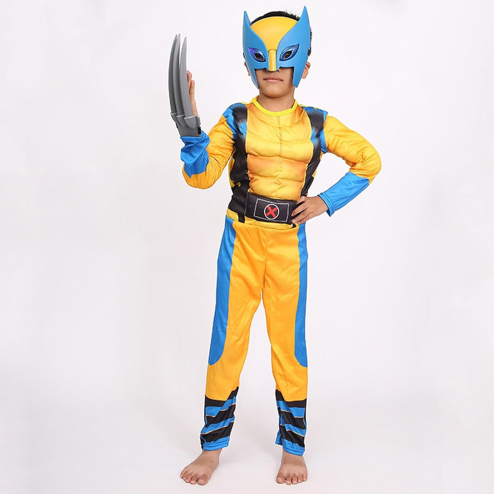 Tondswi Superhero Cosplay Wolverine Costume for Boys Halloween Deadpool ...