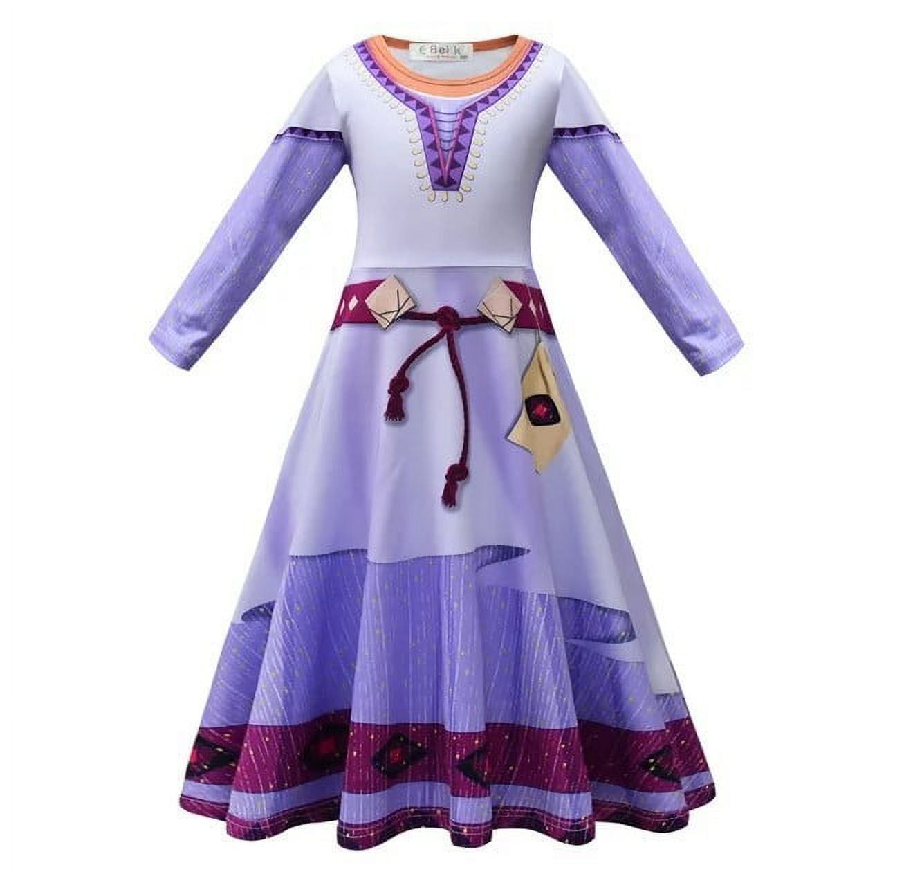 Tondswi Wishes Asha Costume for Girls, Princess Costume for Girls Kids ...