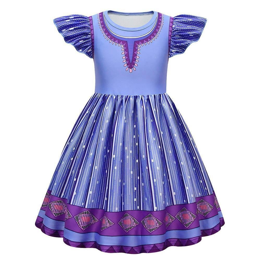 Tondswi Wishes Asha Costume for Girls, Princess Costume for Girls Kids ...