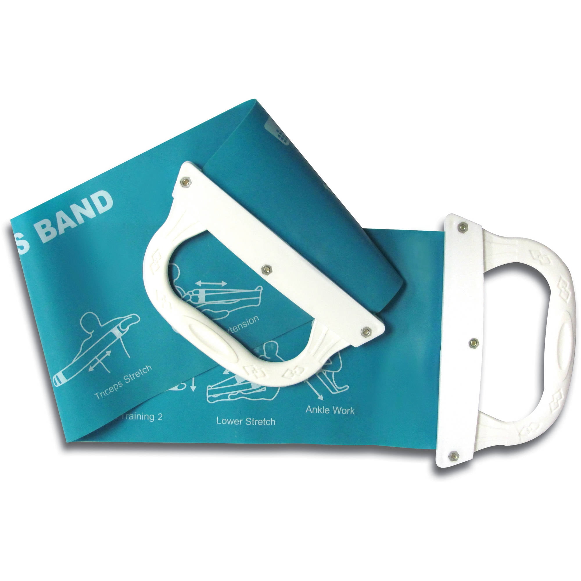 Tone Fitness Pilates Flex Band with Handles for Stretching, Toning, and ...