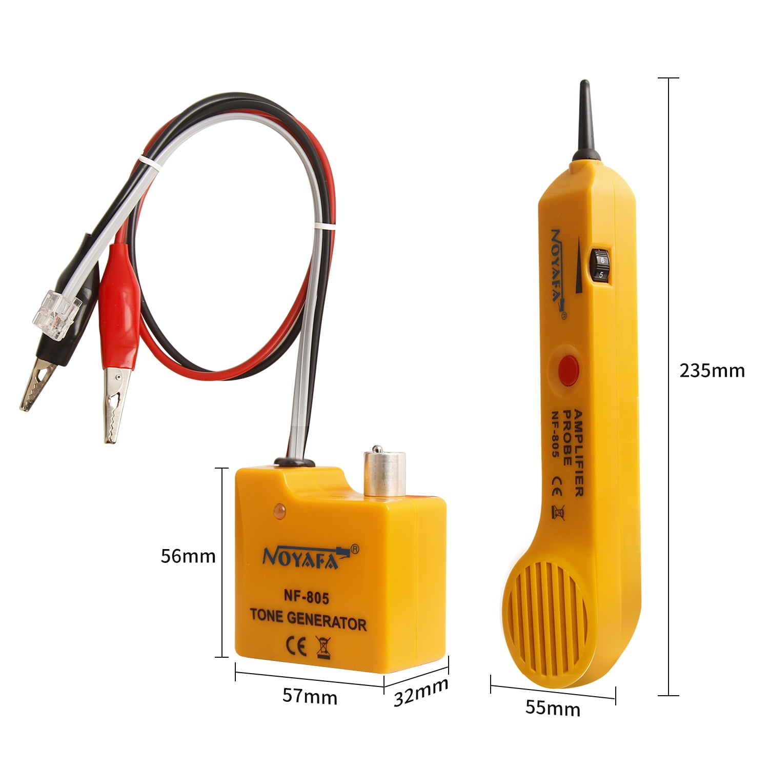 Tone Generator Cable Tester NF-805 High Accuracy Wire Detector Tone ...