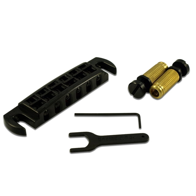 Tone Pros AVT2G-B Wraparound Adjustable Bridge, BLACK - Walmart ...