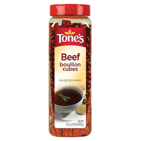 Tone's Beefy Beef Bouillon Cubes, Stock Granules - 32 oz. - Walmart.com