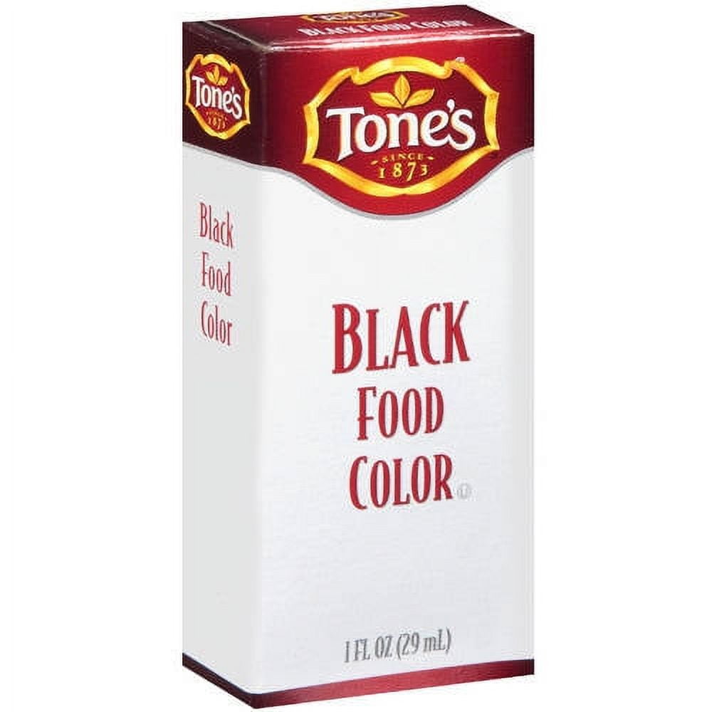 Tone's Black Food Color, 1 oz - Walmart.com