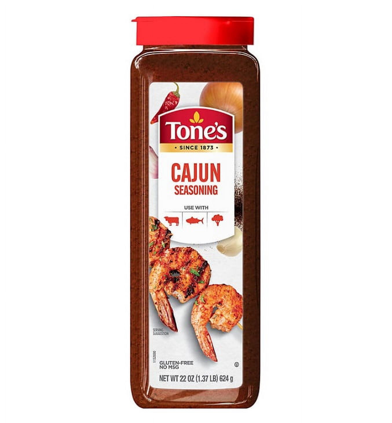 Tone's New Orleans Style Cajun Seasoning Blend with Garlic and Spices ...