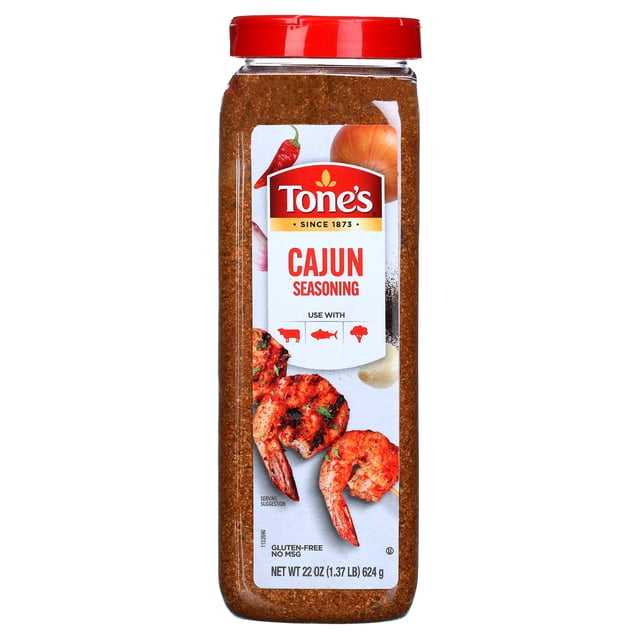 Tone' Cajun Seasoning - Seasoning jars for grocery retail - Walmart ...