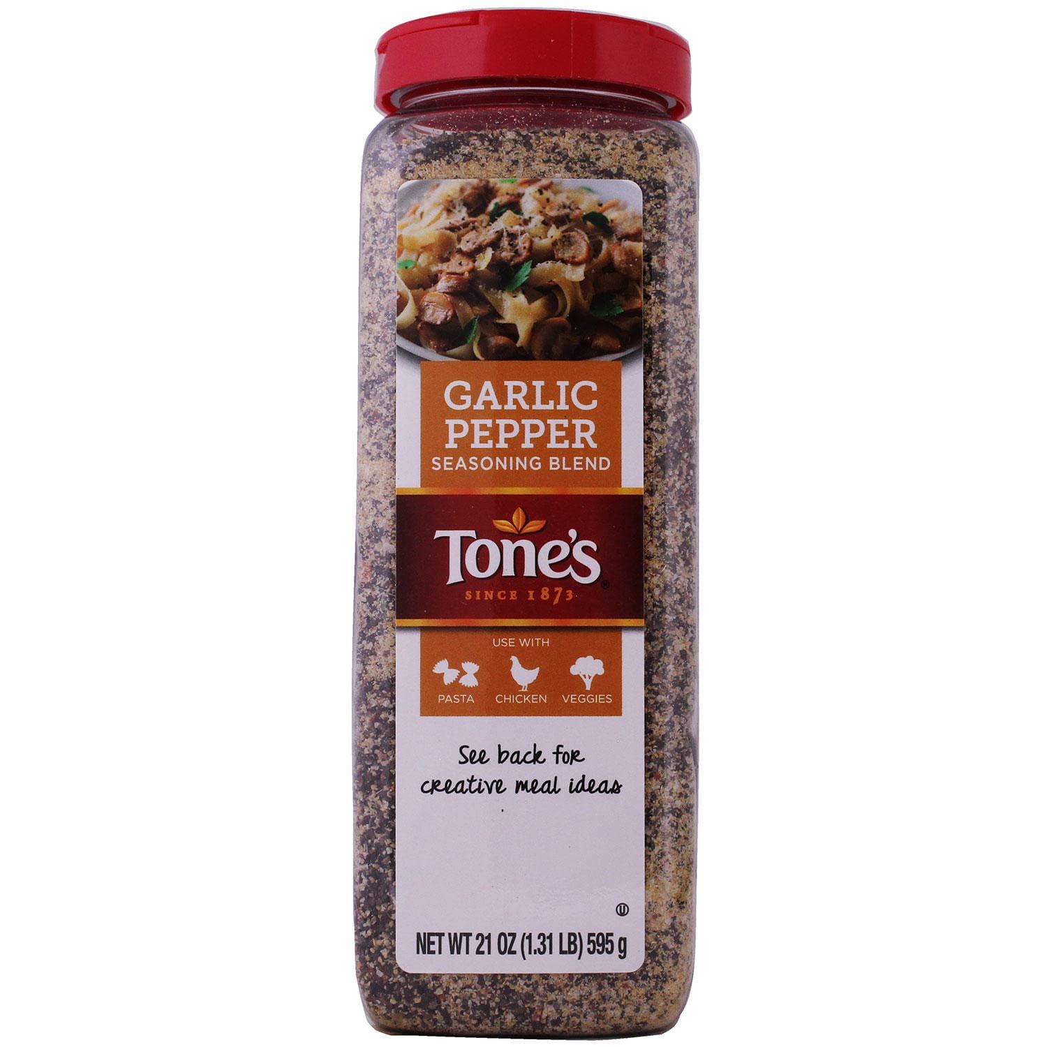 Tone's Garlic Pepper Blend ZS23 - 22 oz. shaker - Walmart.com