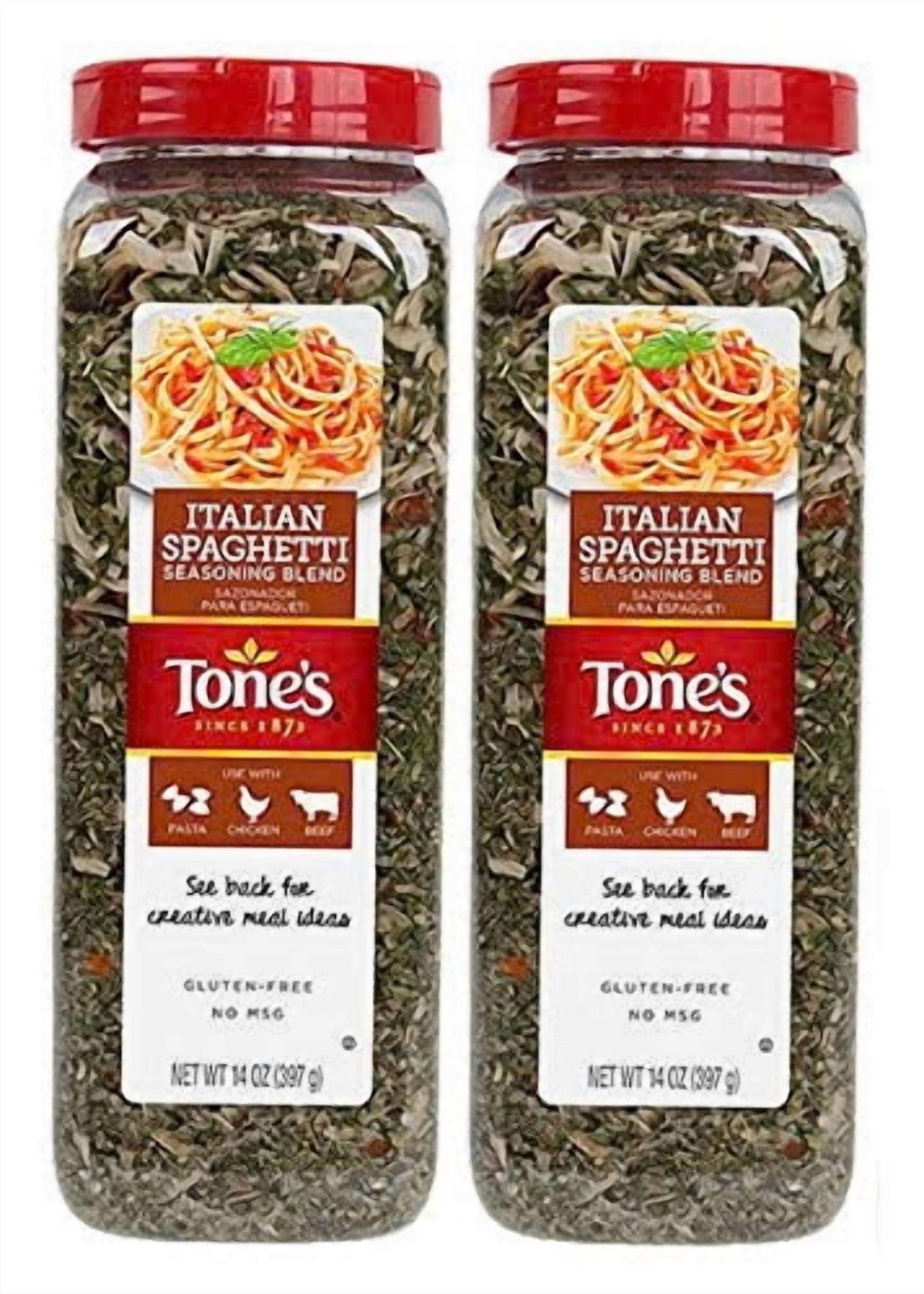 Tone's Italian Spaghetti Seasoning Blend (14 Ounce) (Pack of 2 ...