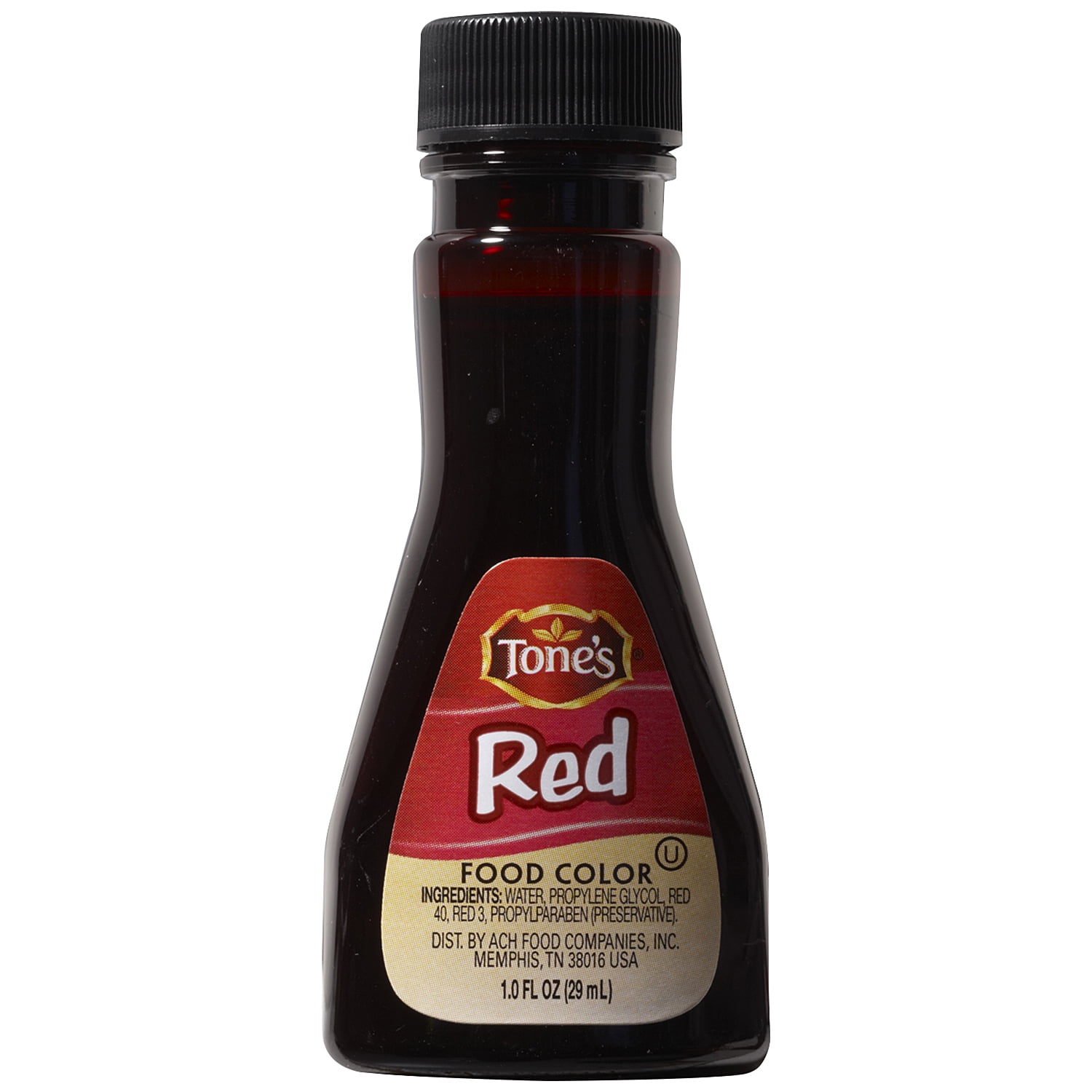 Tone's Red Food Color, 1 fl oz - Walmart.com