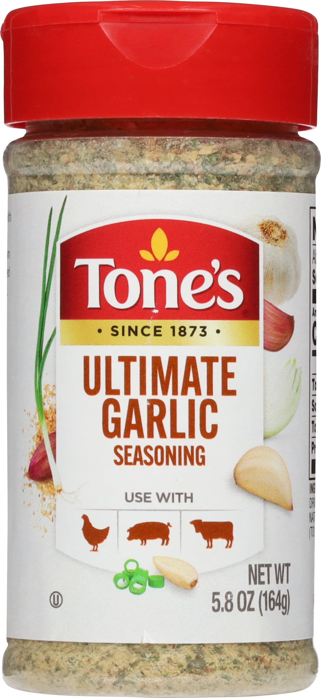 Tone's Ultimate Garlic Seasoning, Kosher, 5.8 oz - Walmart.com