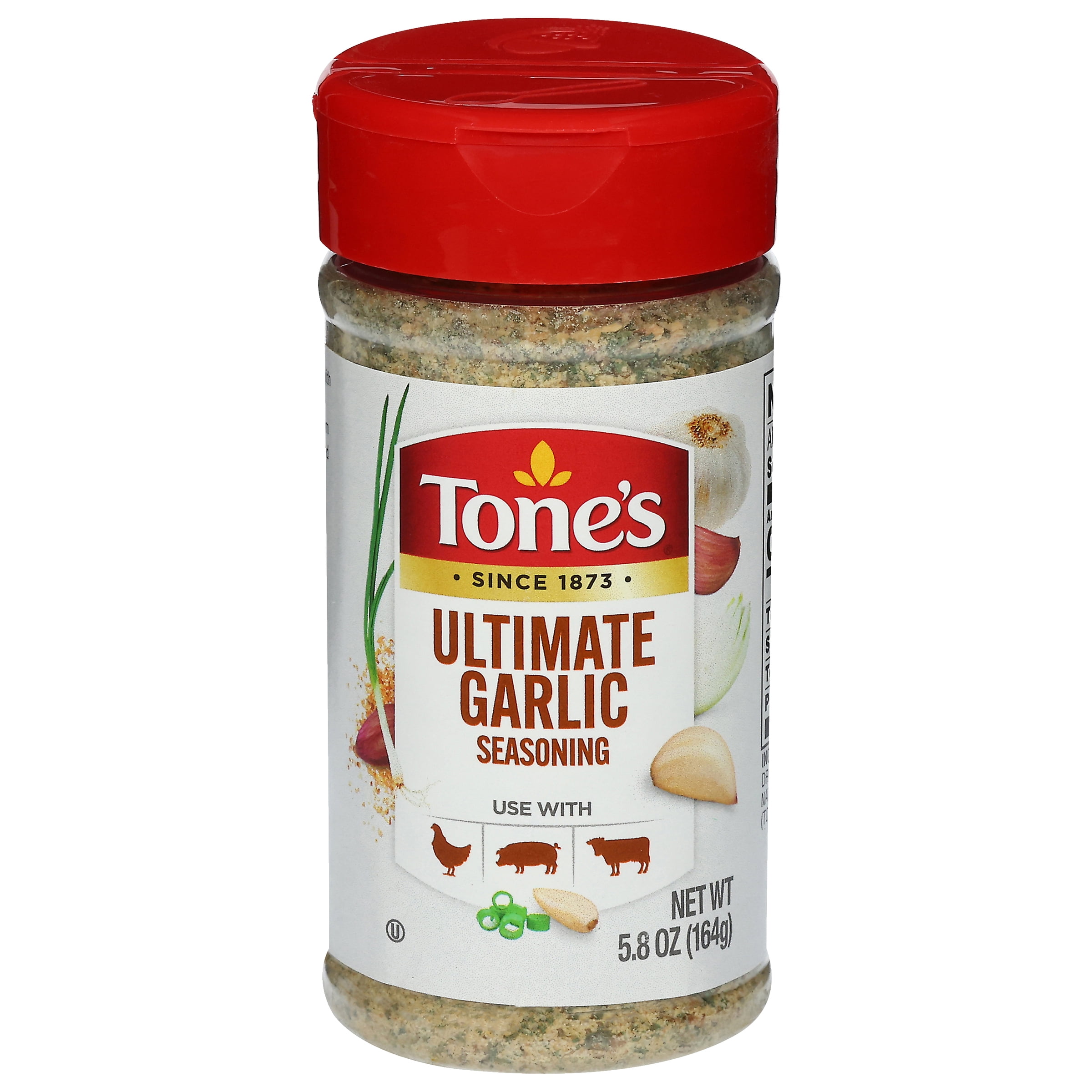 Tone's Ultimate Garlic Seasoning, Kosher, 5.8 oz - Walmart.com