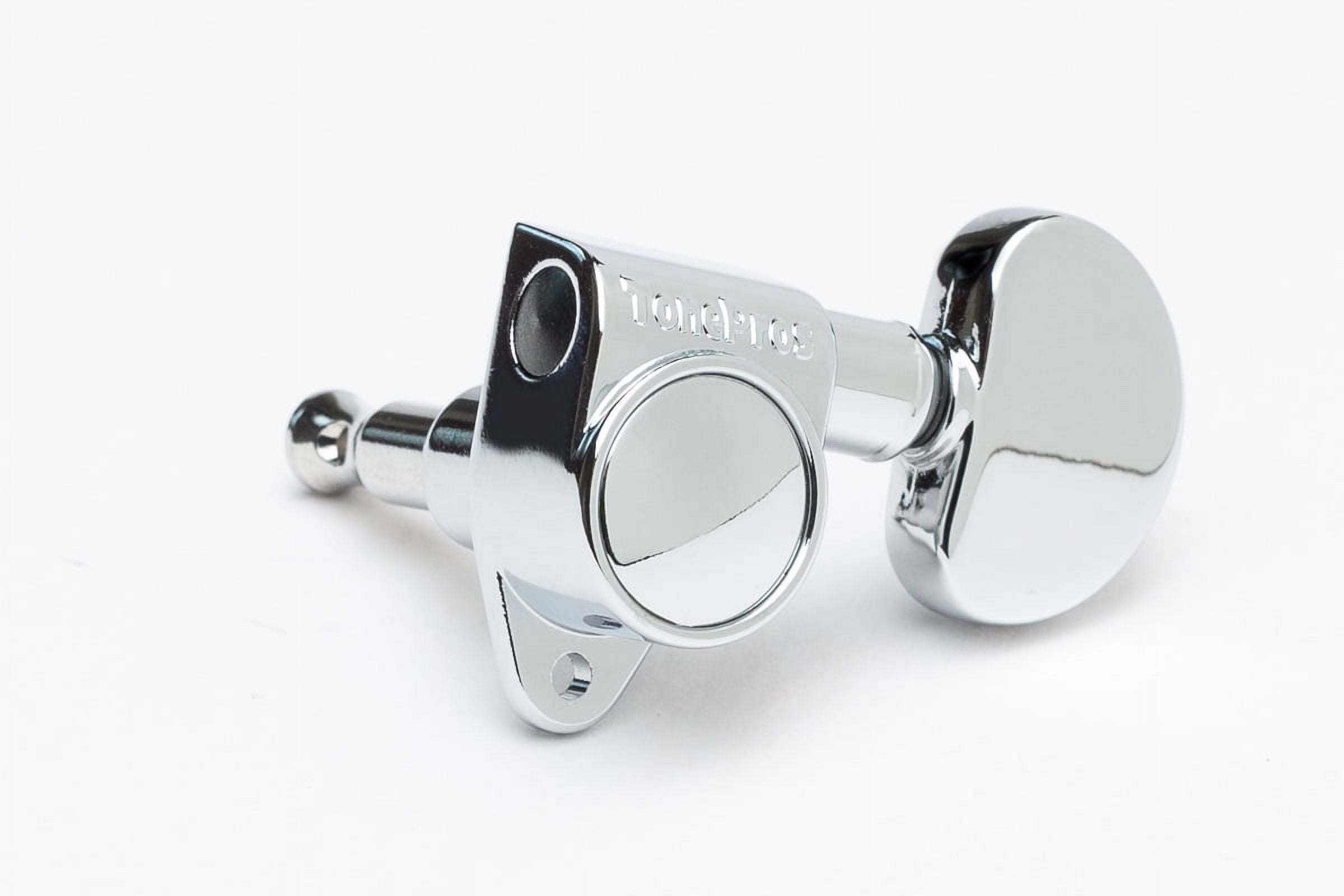 TonePros GKB33K 3x3 Tuning Keys, Metal Kidney Buttons - CHROME ...