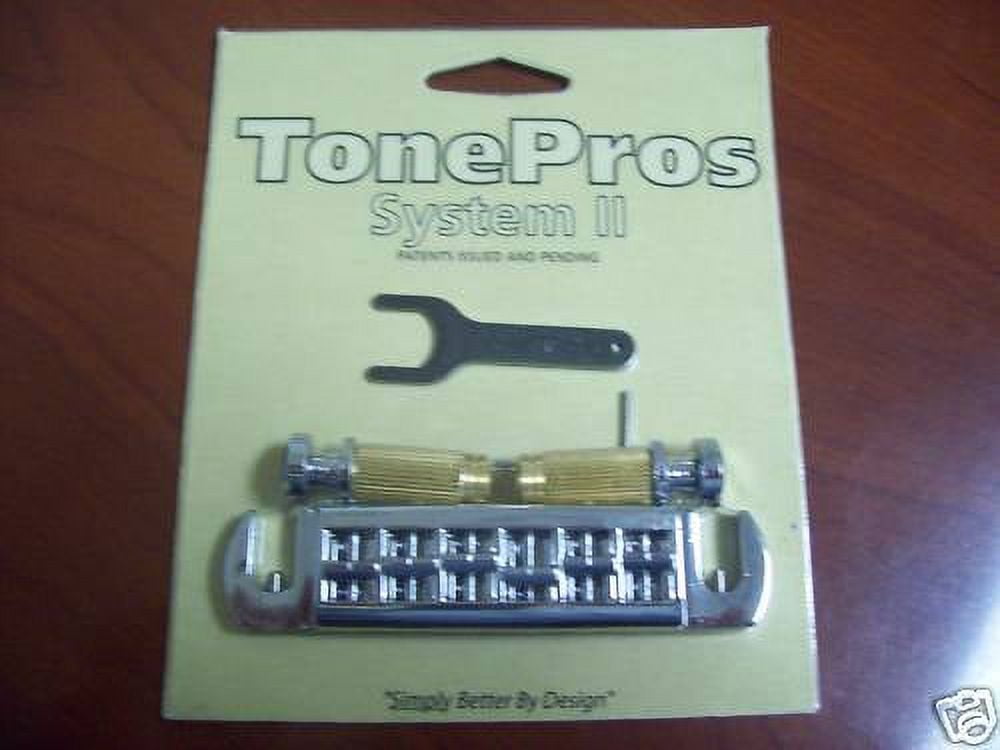 TonePros Wraparound Set w/SS1 Locking Studs for Gibson - AVT2G - CHROME ...