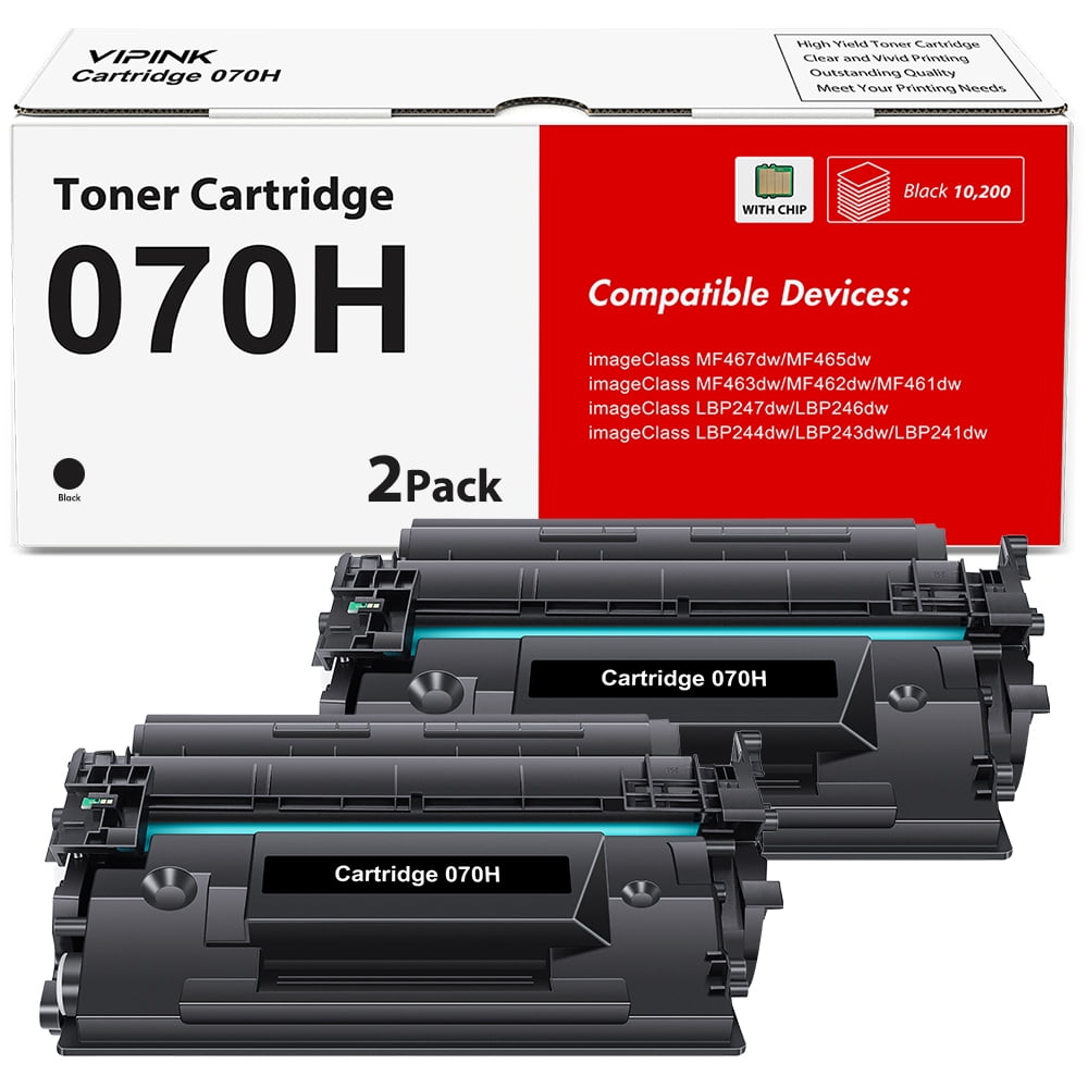 VIPink 070H Toner Cartridge Compatible for Canon 070H 070 Cartridge ...