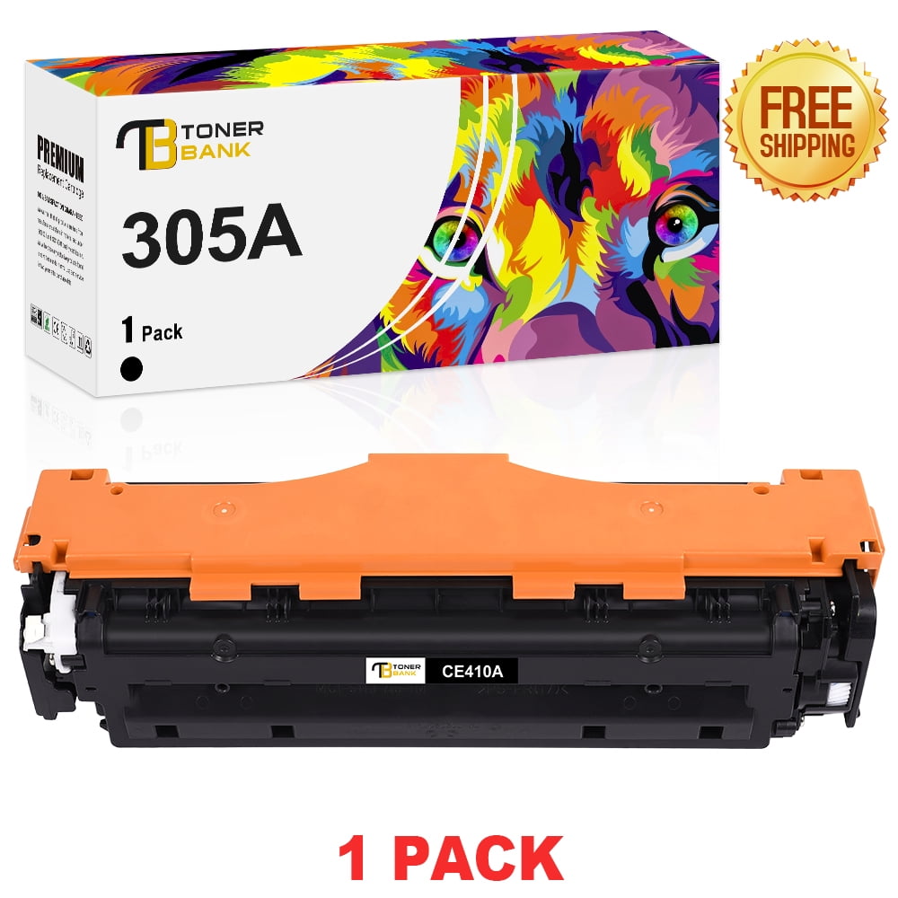 Toner Bank 1-Pack 305A Black Toner Cartridge Compatible for HP 305A ...