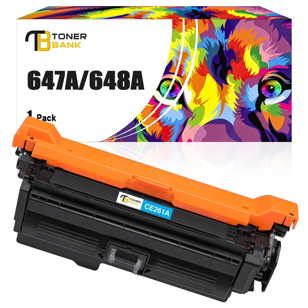 Toner Bank 1-Pack Compatible Toner for HP CE261A Color LaserJet CP4520 ...