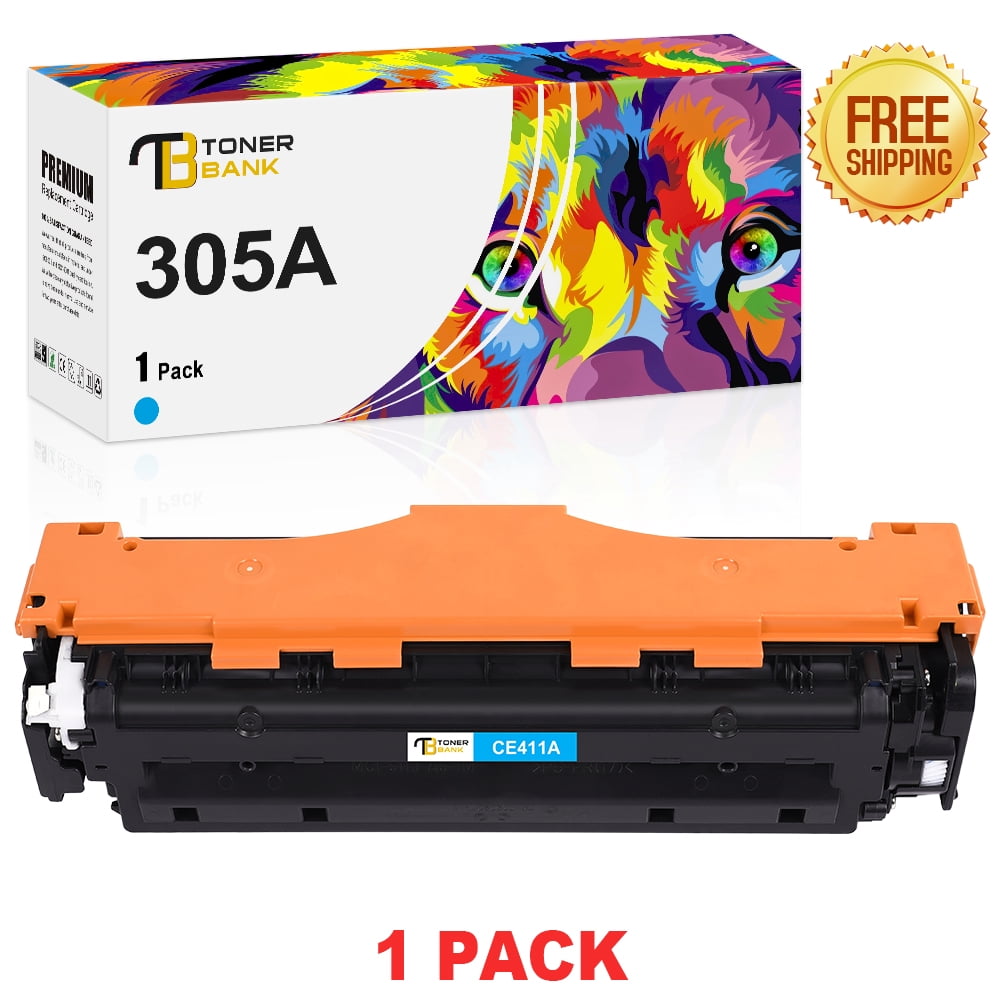 Toner Bank 1-Pack Compatible Toner Cartridge Replacement for HP CE411A ...