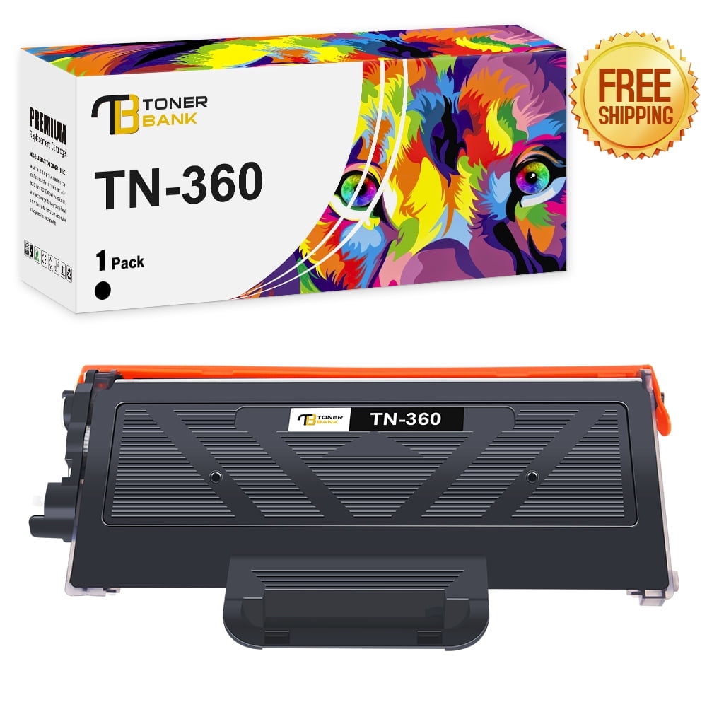 Toner Bank 1-Pack Compatible Toner Cartridge for Brother TN-360 TN360 HL-2140 2150 2150N 2170 ...