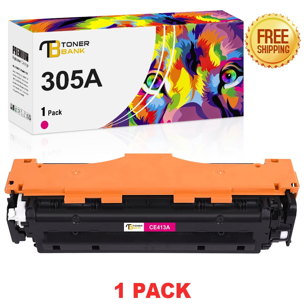 Toner Bank 1-Pack Compatible Toner Cartridge for HP CE413A 305A for ...