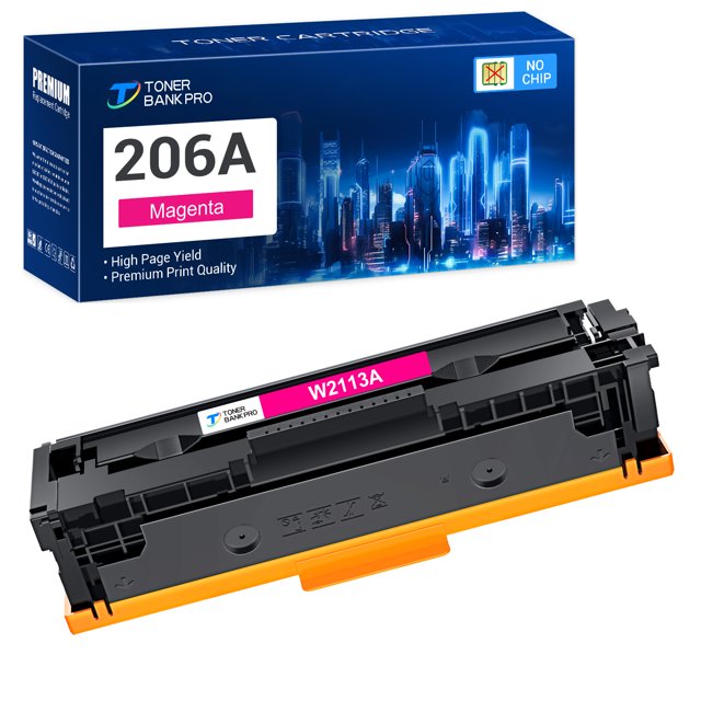 Toner Bank 1-Pack Compatible Toner Cartridge for HP W2113A 206A ...