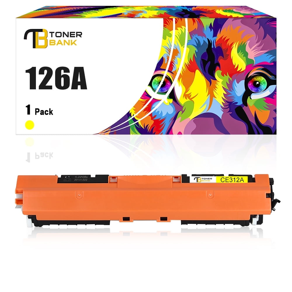 Toner Bank 1-Pack Compatible Toner for HP CE312A 126A for Color ...