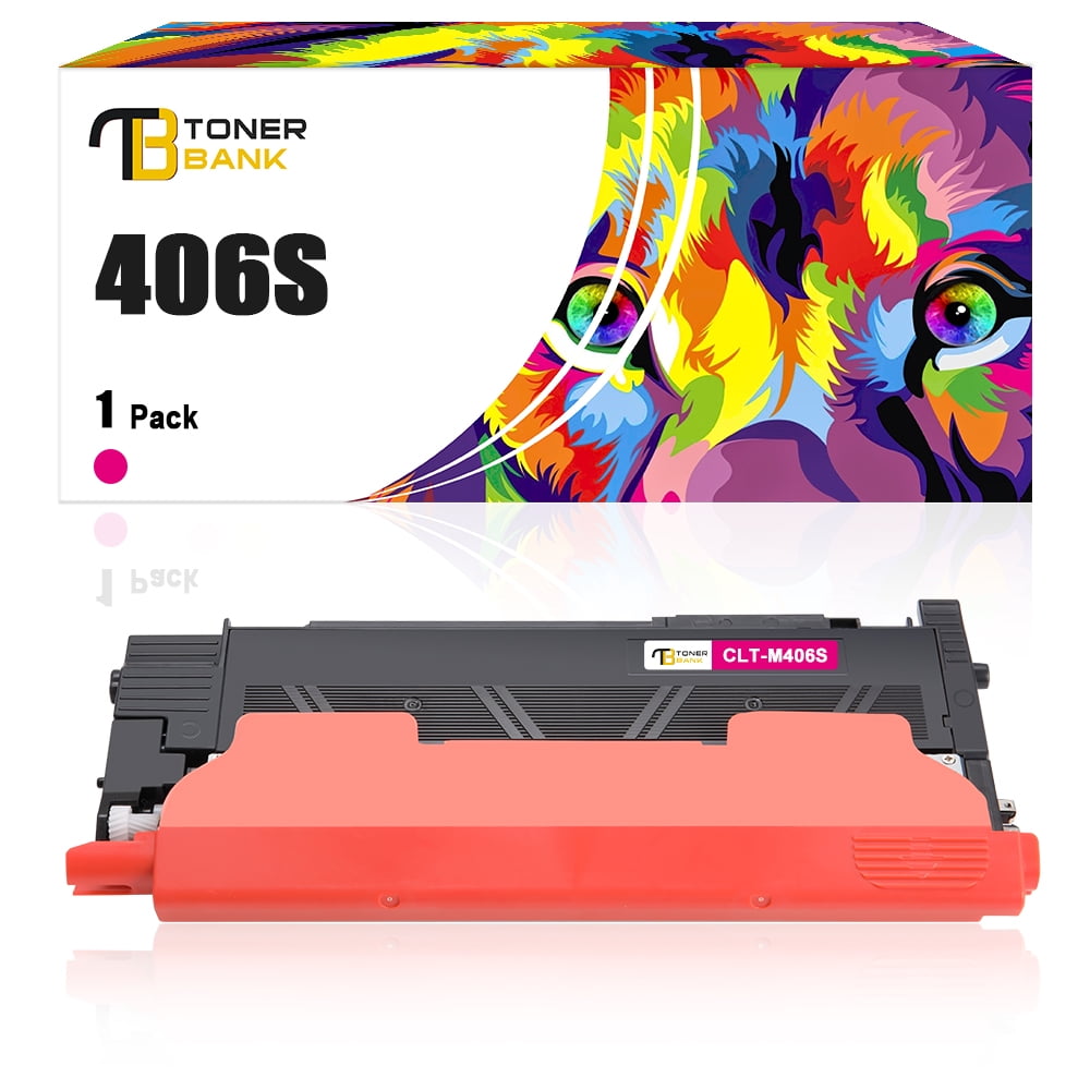 Toner Bank 1-Pack Compatible Toner for Samsung CLT-M406S/XAA M406CLP-360 365 365W 366W CLX ...